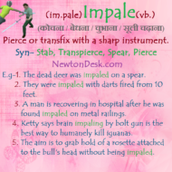 impale meaning in hindi Archives