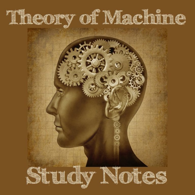 Theory Of Machine Study Notes (Hand Written) TOM - Free Study Suff