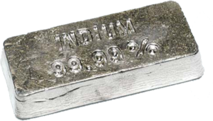 Indium In (Element 49) of Periodic Table - Elements FlashCards