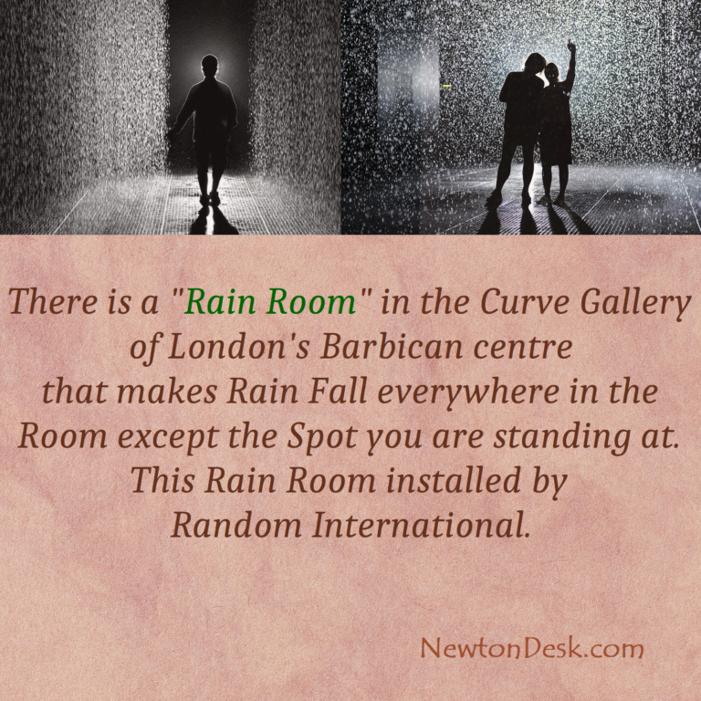 Rain Room At The Barbican Centre London By Random International - Fact