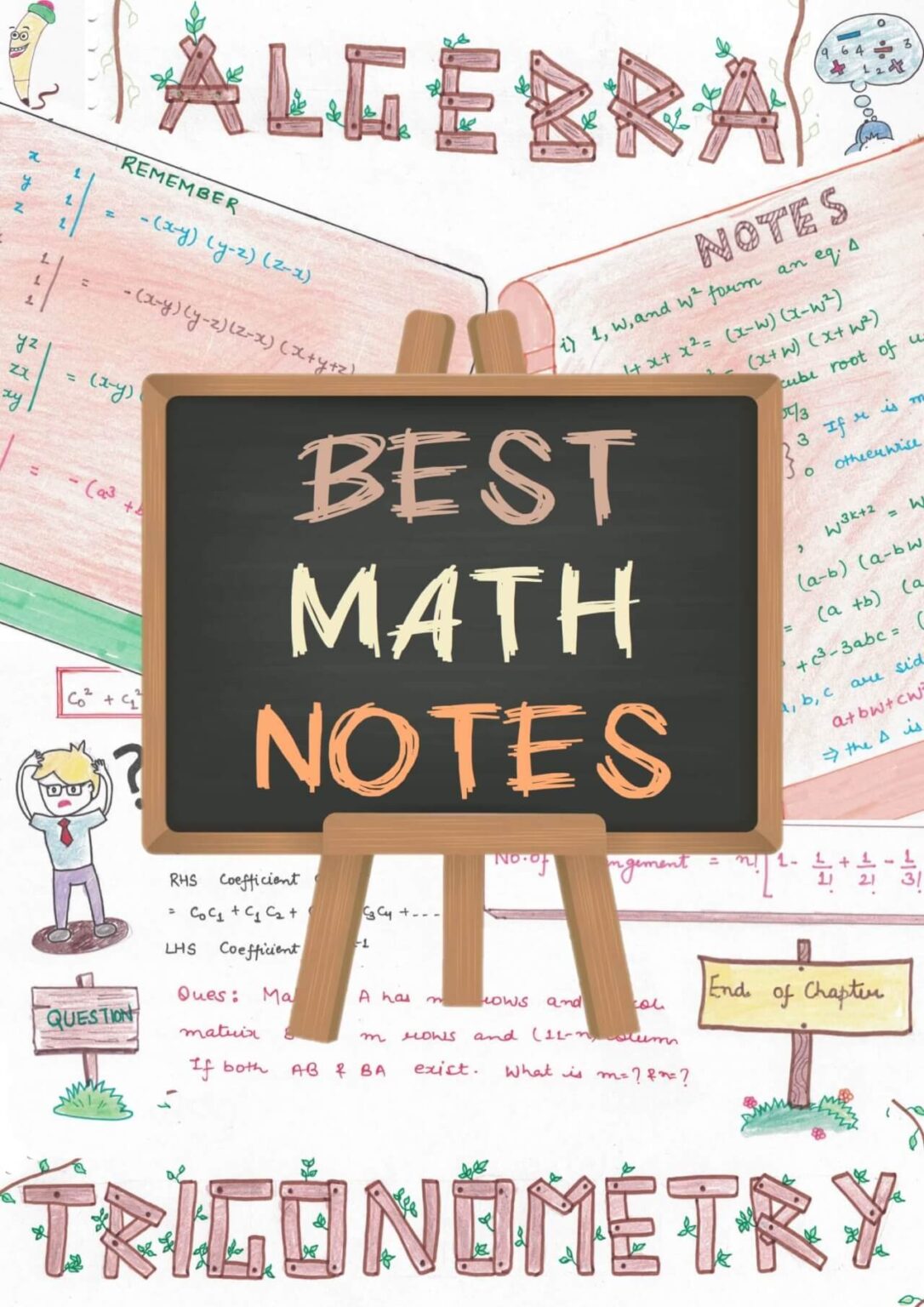 Best Math (Mathematics) Handwritten Color Notes PDF - Newton