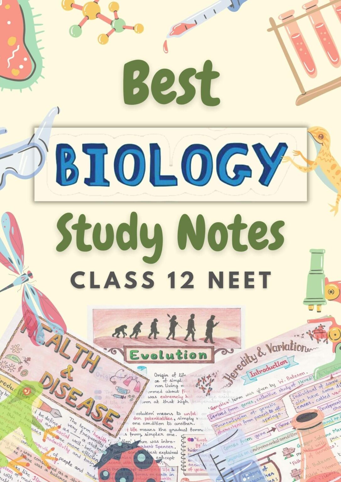 Class 12 Biology (Chapters 1-16) Handwritten Notes PDF - CBSE