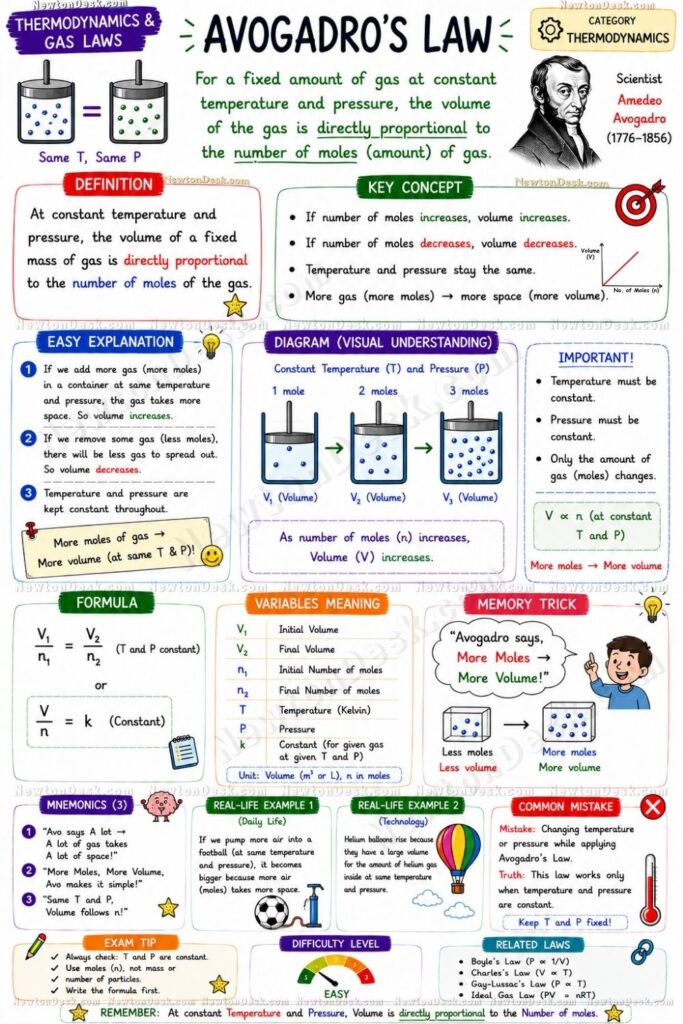 Gas Laws Explained Easy | Boyle’s, Charles’s & Ideal Law Notes